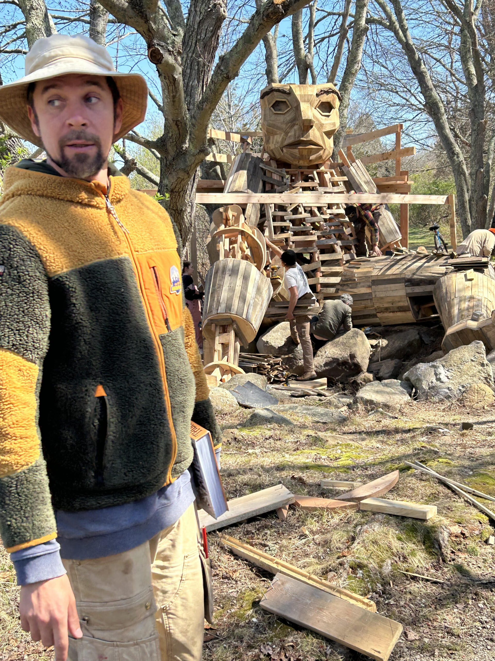 Danish artist brings giant troll sculptures to Ninigret Park – Ocean ...